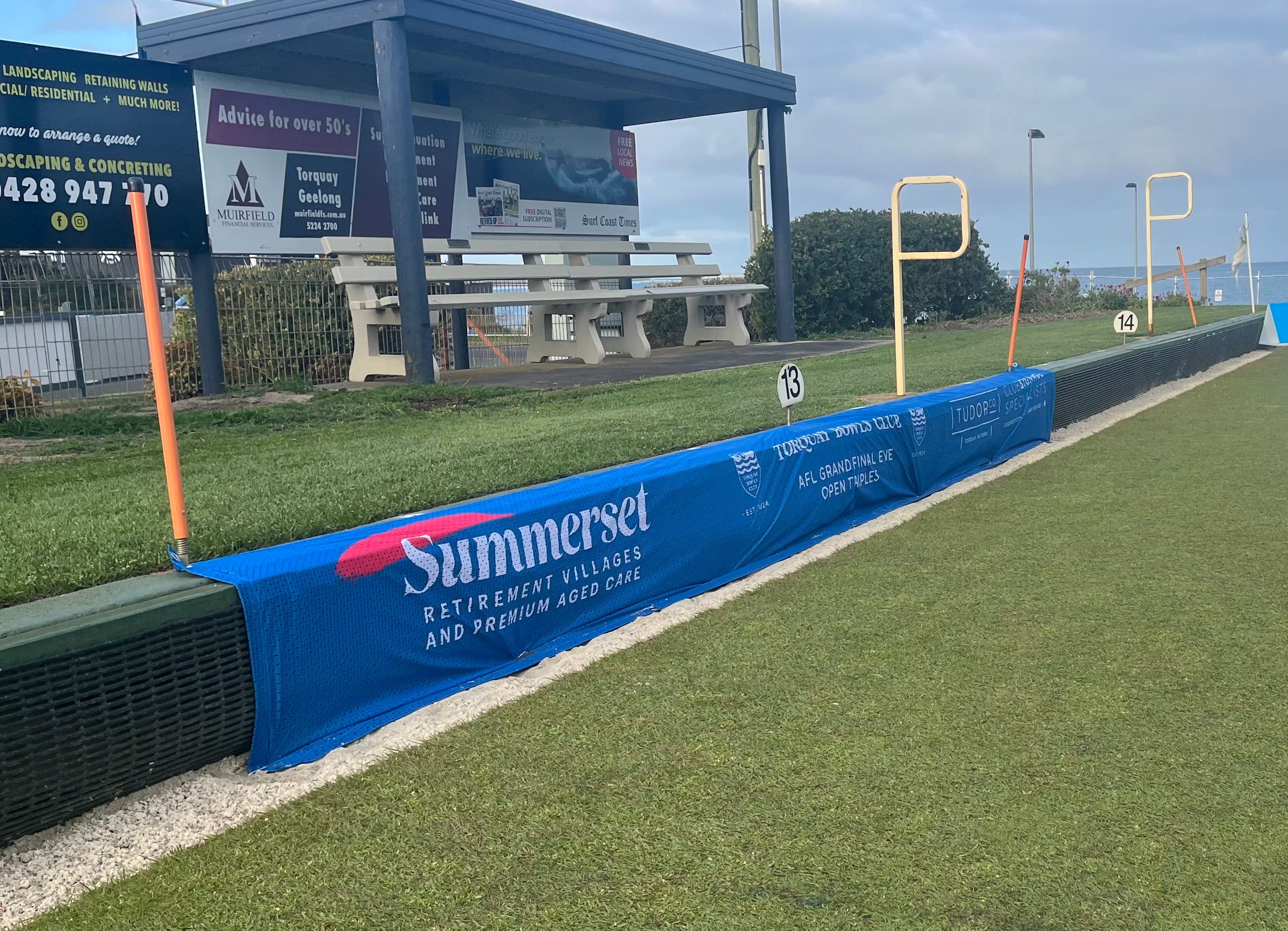 Custom Club Ditch Banners 2 Per Rink – Westcoast Bowls